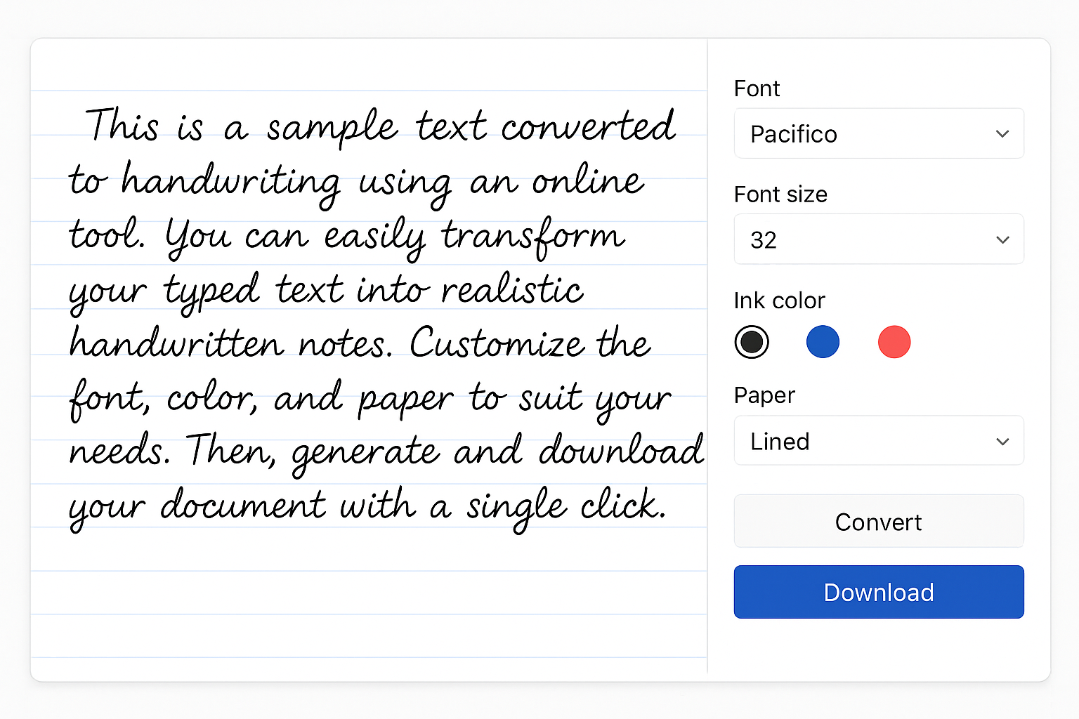 How to Instantly Convert Text to Handwriting Online