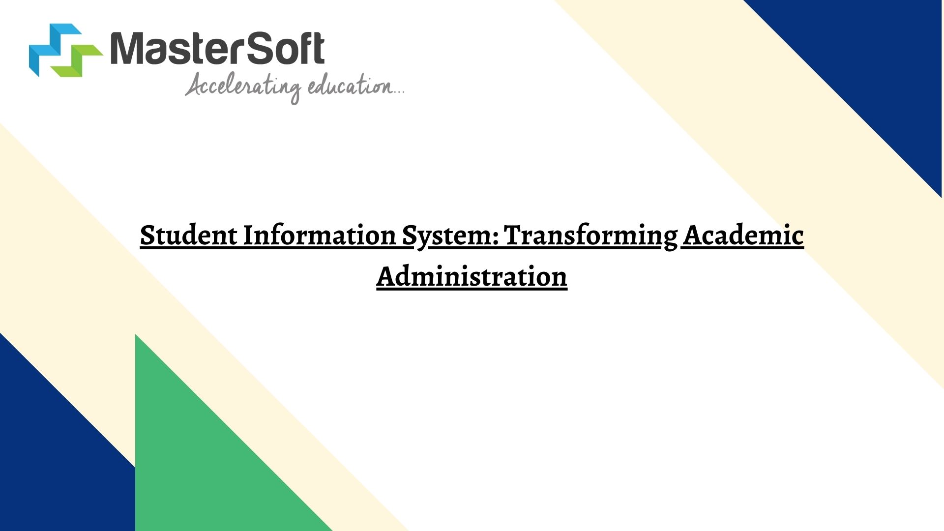 Student Information System: Transforming Academic Administration