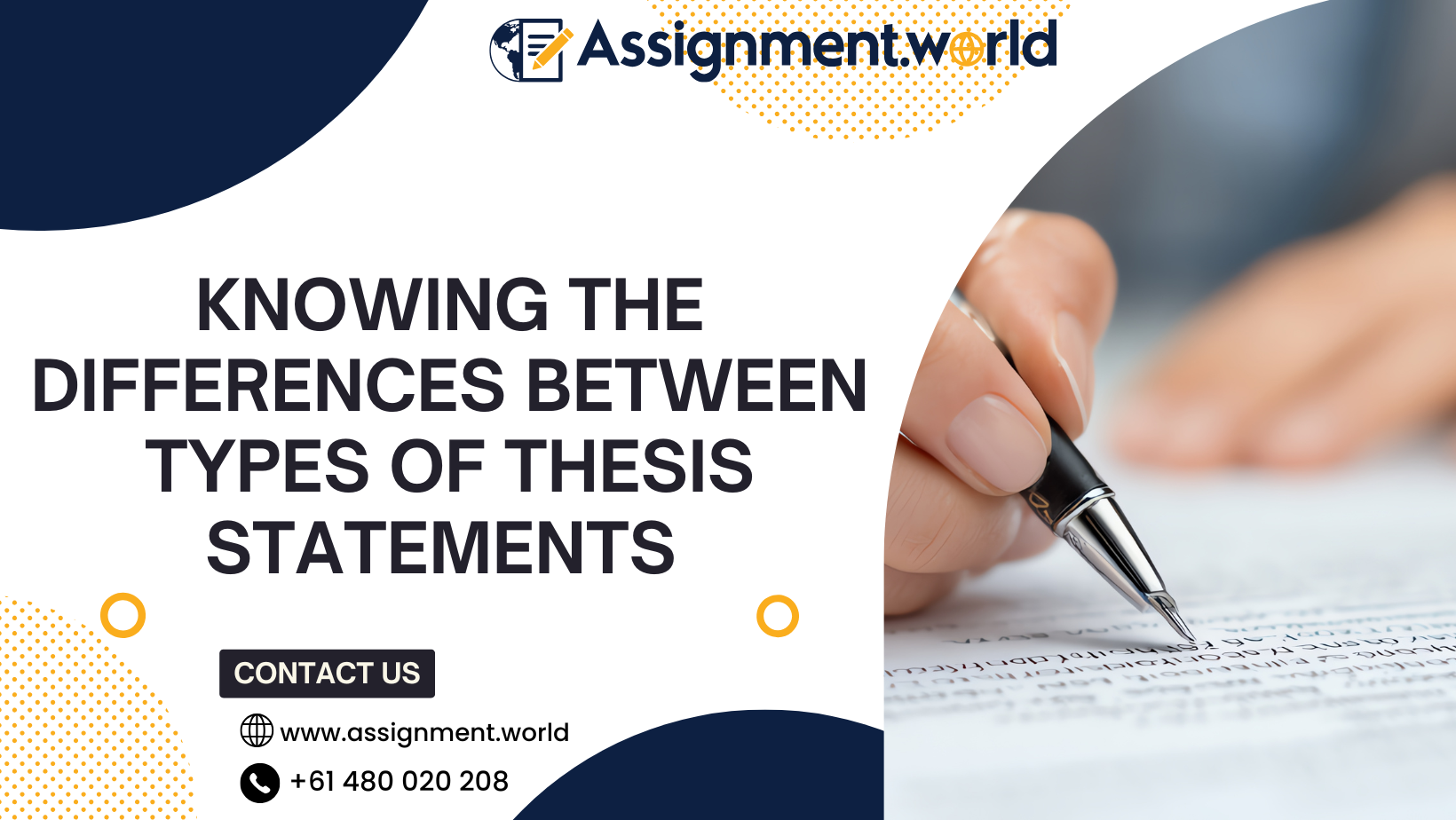 Knowing The Differences Between Types Of Thesis Statements