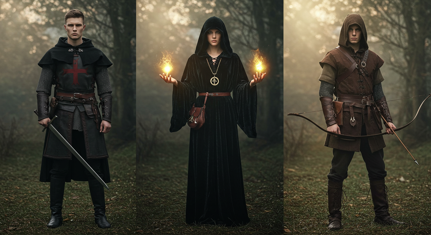 Exploring the World of Medieval Fashion: Cloaks, Armor & Leather Style